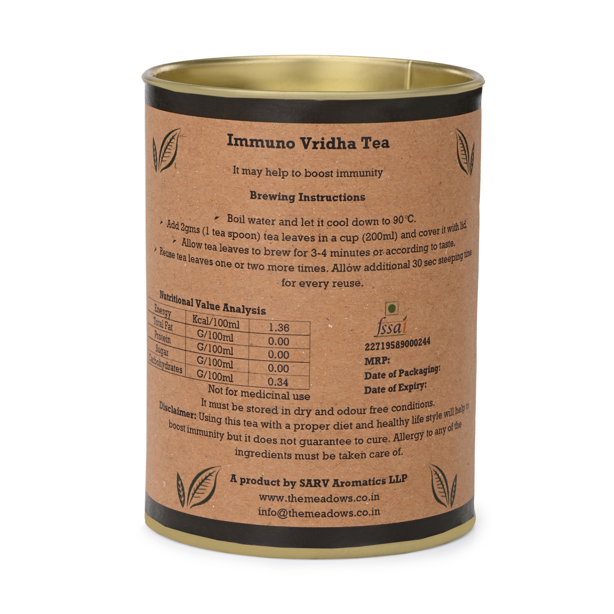 Immuno Vridha Tea – Themeadows